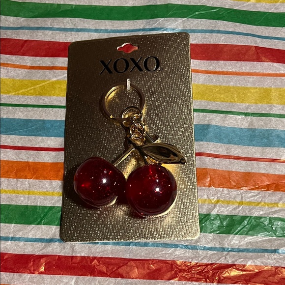 XOXO | Accessories | Xoxo Sparkling Red Cherry Key Holder | Poshmark